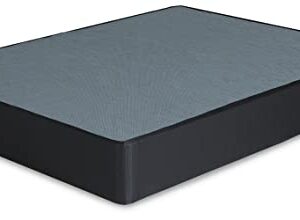 Signature Design by Ashley 10" Mattress Box Spring with Metal Foundation, Queen, Black