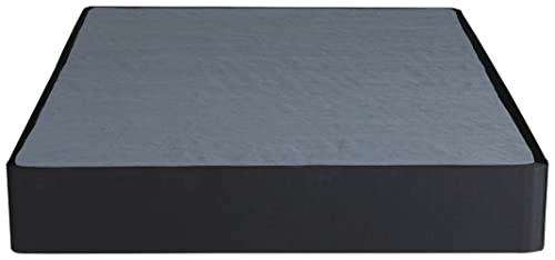 Signature Design by Ashley 10" Mattress Box Spring with Metal Foundation, Queen, Black