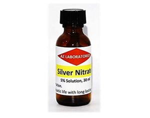 a2z lab silver nitrate solution / 5 percent / 30 ml / 1 fl oz/usa/same day ship