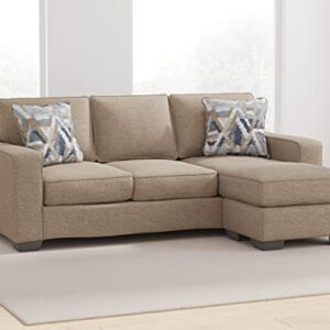 Signature Design by Ashley Greaves Modern Sectional Sofa Couch with Convertible Chaise Lounge, Gray