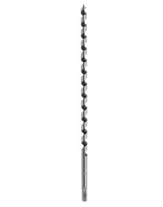 qwork auger drill bit for wood, 1/2 inch diameter x 16 inch length, 3/8-inch hex shank, long drill bits