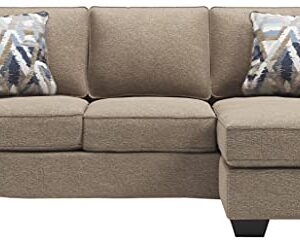 Signature Design by Ashley Greaves Modern Sectional Sofa Couch with Convertible Chaise Lounge, Gray