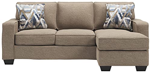 Signature Design by Ashley Greaves Modern Sectional Sofa Couch with Convertible Chaise Lounge, Gray