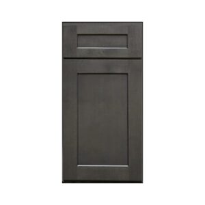 Thaweesuk Shop Dark Grey 36 Inches Shaker Vanity Bathroom 3 Drawers Right Door Cabinet Single Sink Base Bath Wall Faucet Vanities Traditional Kitchen Birch Wood Hardwood 36"W x 21"D x 34 1/2"H of Set