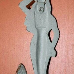 Antique Look Mermaid Wall Hooks Bronze Style Cast Iron | Pack of 2 N-22ab