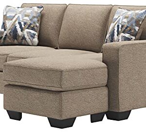 Signature Design by Ashley Greaves Modern Sectional Sofa Couch with Convertible Chaise Lounge, Gray