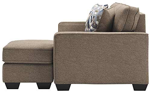 Signature Design by Ashley Greaves Modern Sectional Sofa Couch with Convertible Chaise Lounge, Gray