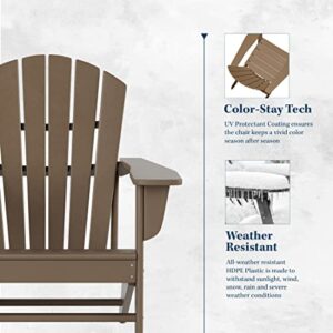 WestinTrends Dylan Outdoor Adirondack Chair (Set of 2) Pacific Blue