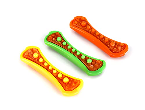 Hartz Chew 'n Clean Dental Duo Dog Treat & Chew Toy, Color Varies, Medium, 3 Pack