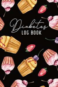 diabetes log: 2 years daily blood sugar tracking notebook from breakfast to bedtime with contact list, medication list, & health overview pages for ... | personal healthcare diary for women & men