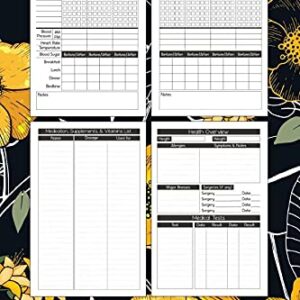 Medication Log Book: 52 Weeks Daily Medical Journal & Healthcare Diary to Track Weight, Medication, Blood Pressure & Blood Glucose | Personal Health ... Keeper & Vital Signs Notebook for Women & Men