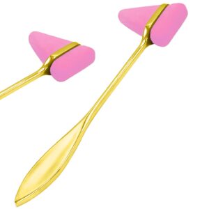 aaprotools gold plated pink - taylor tomahawk reflex hammer for examination - ideal for students, nurses, doctors, medics, emt