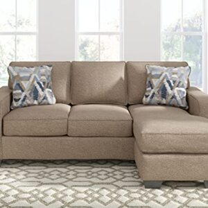 Signature Design by Ashley Greaves Modern Sectional Sofa Couch with Convertible Chaise Lounge, Gray