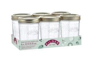 kilner 12oz wide mouth jars | set of 6