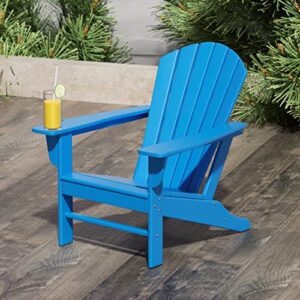 WestinTrends Dylan Outdoor Adirondack Chair (Set of 2) Pacific Blue