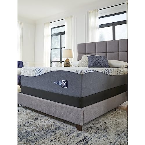 Signature Design by Ashley 10" Mattress Box Spring with Metal Foundation, Queen, Black