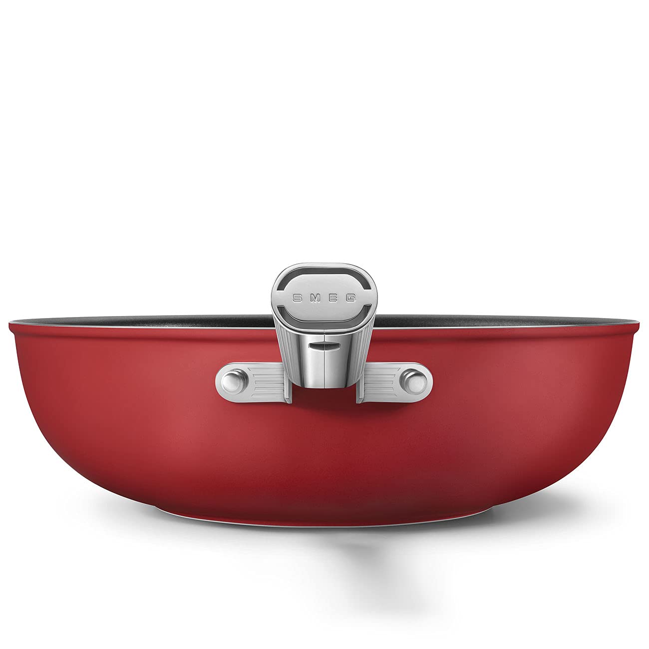 Smeg Cookware Red 12-Inch Wok