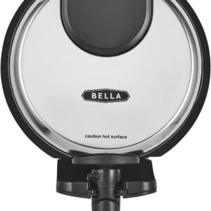 Bella - Non-Stick Rotating Belgian Waffle Maker - Stainless Steel - BPA & PFOA Free