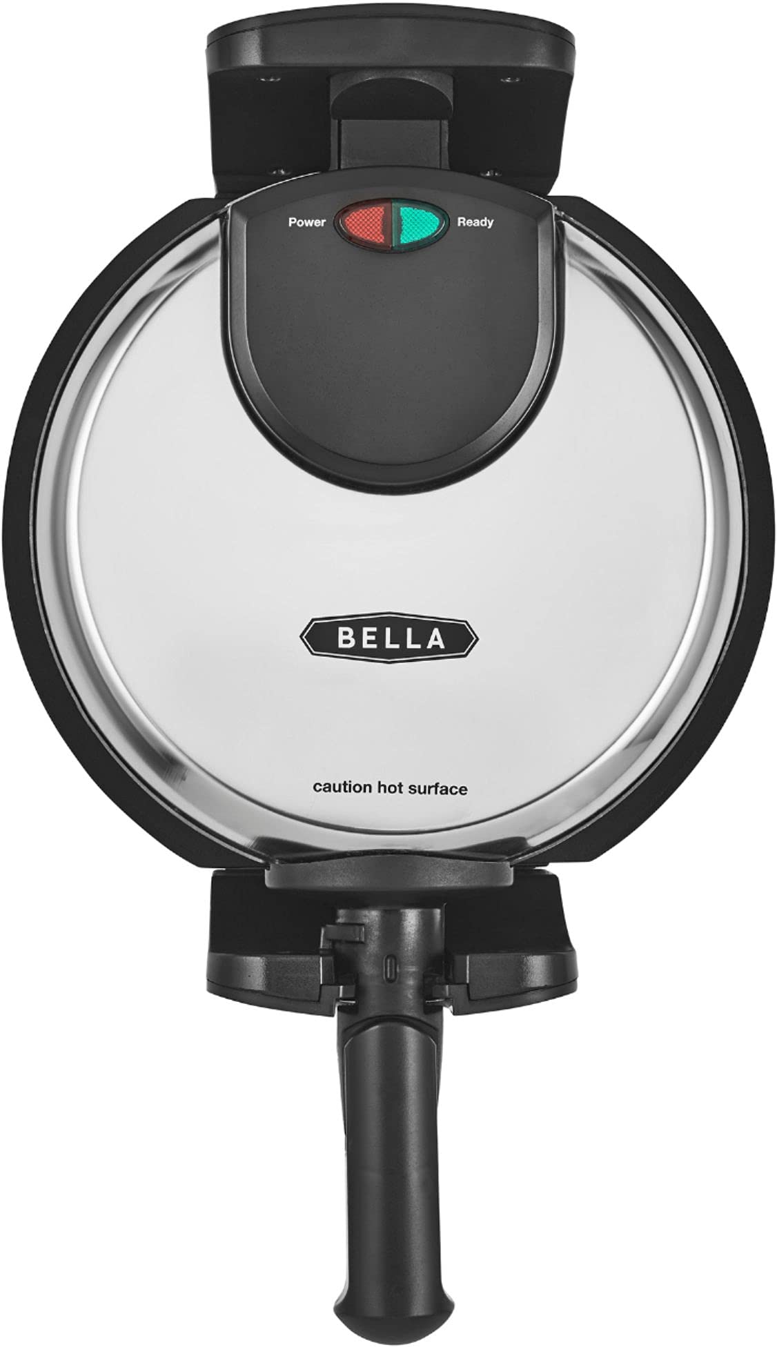 Bella - Non-Stick Rotating Belgian Waffle Maker - Stainless Steel - BPA & PFOA Free