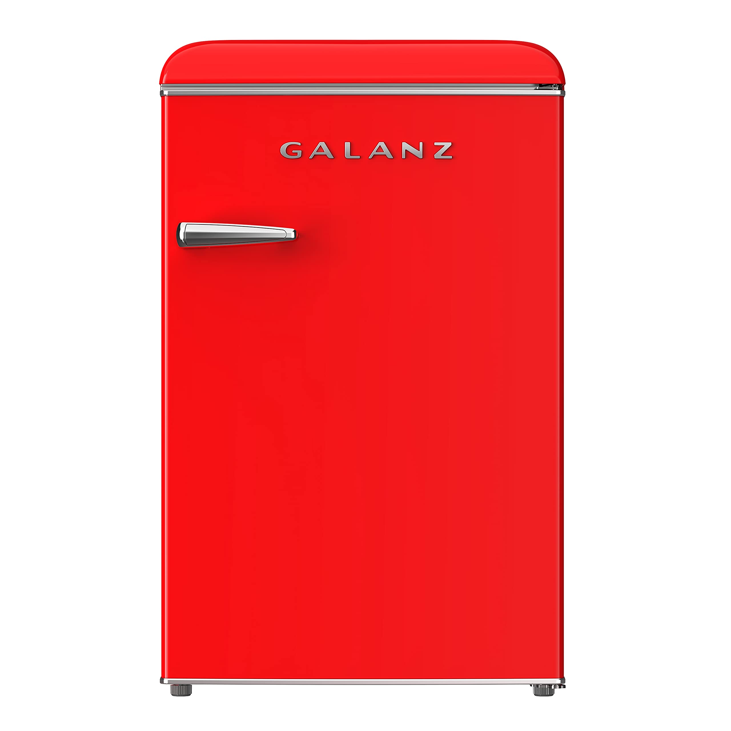 Galanz GLF31URDR Electric Mini Compact Upright Freezer Adjustable Mechanical Temperature Control, 3.1 Cu.Ft, Red