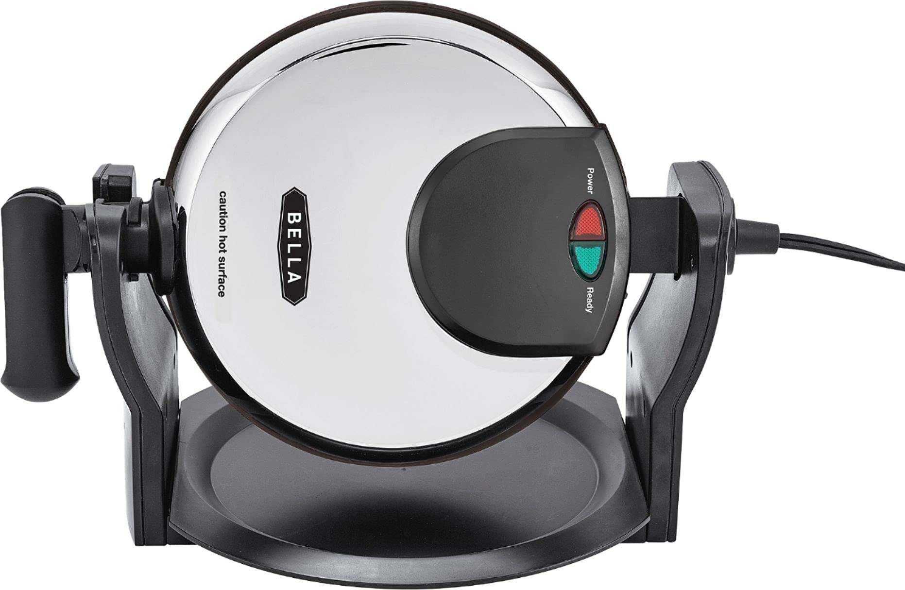 Bella - Non-Stick Rotating Belgian Waffle Maker - Stainless Steel - BPA & PFOA Free