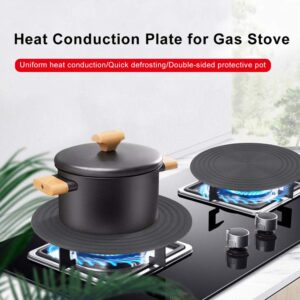 Heat Diffuser, Heat Conduction Plate Cooking Non-stick Kitchen Thickened Non-Slip For Gas Stove Induction Electric Stovestovetop Gas Stove Top, Energy Saving Heat Conducting Plate(size:28x0.4cm)