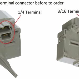 EQUIPMENT DOCTOR US CK910010004 fits Embraco Compressor Start Relay + Capacitor (Terminal 1/4", Gray)