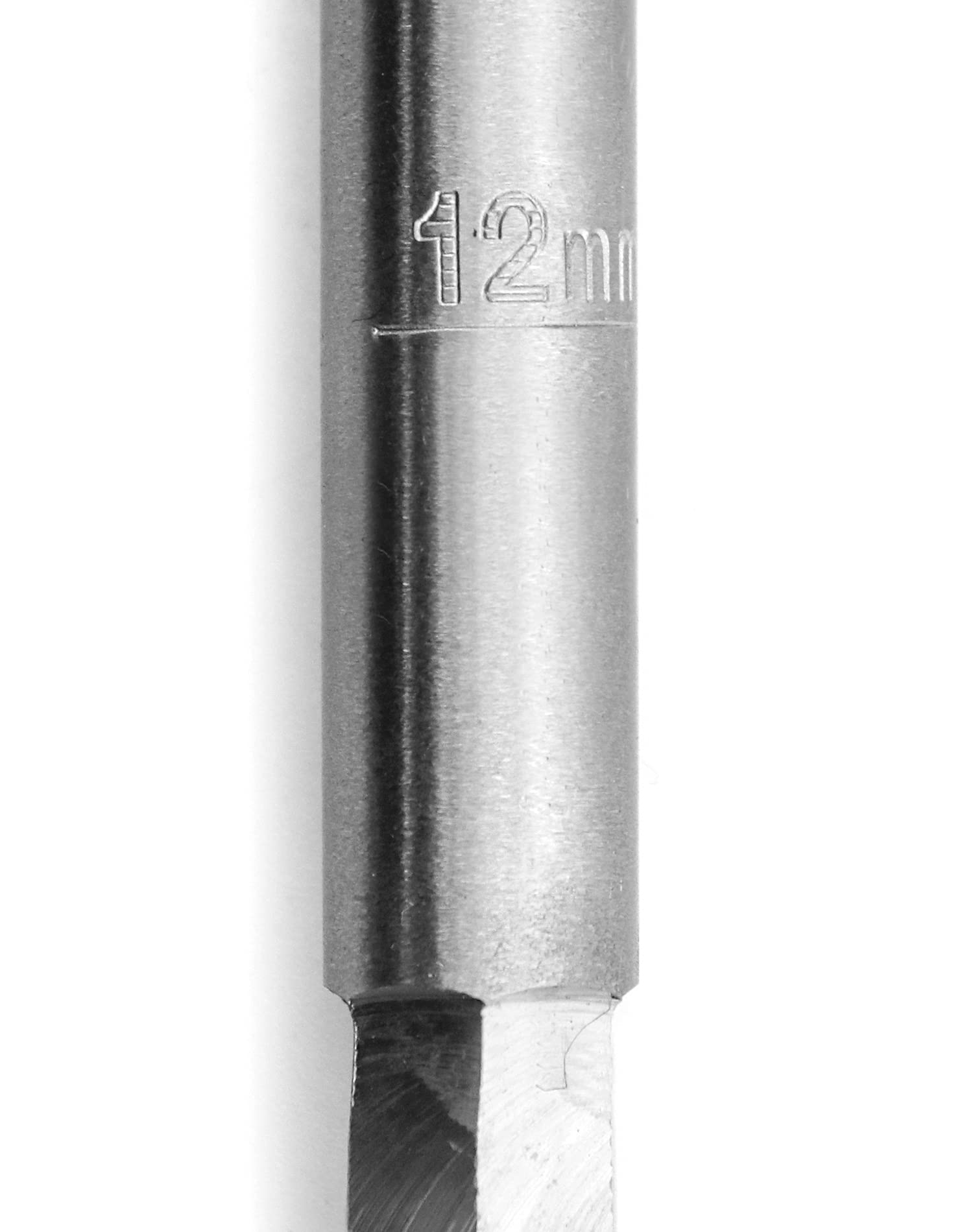 QWORK Auger Drill Bit for Wood, 1/2 Inch Diameter x 16 Inch Length, 3/8-Inch Hex Shank, Long Drill Bits