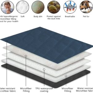 SUNNYTEX Waterproof & Reversible Dog Bed Cover Sofa, Couch Cover Furniture Protector for Pets(40*50")