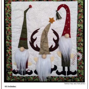 Rachel's Of Greenfield Gnomes Wall Quilt KIT