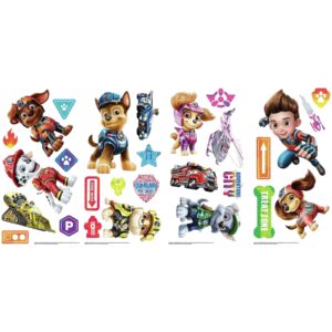 roommates rmk4819scs paw patrol movie peel and stick wall decals