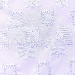 Cotton Swiss Voile Lace Fabric 5 Yards White African Dry Lace Fabric Nigerian Lace Fabric Dubai Embroidery Lace Fabric with Stones（White BB52)