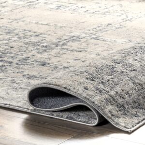 nuLOOM Aly Modern Abstract Area Rug, 7x9, Beige