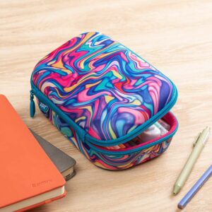 ZIPIT Colorful Pencil Box for Girls | Pencil Case for School | Organizer Pencil Bag | Large Capacity Pencil Pouch