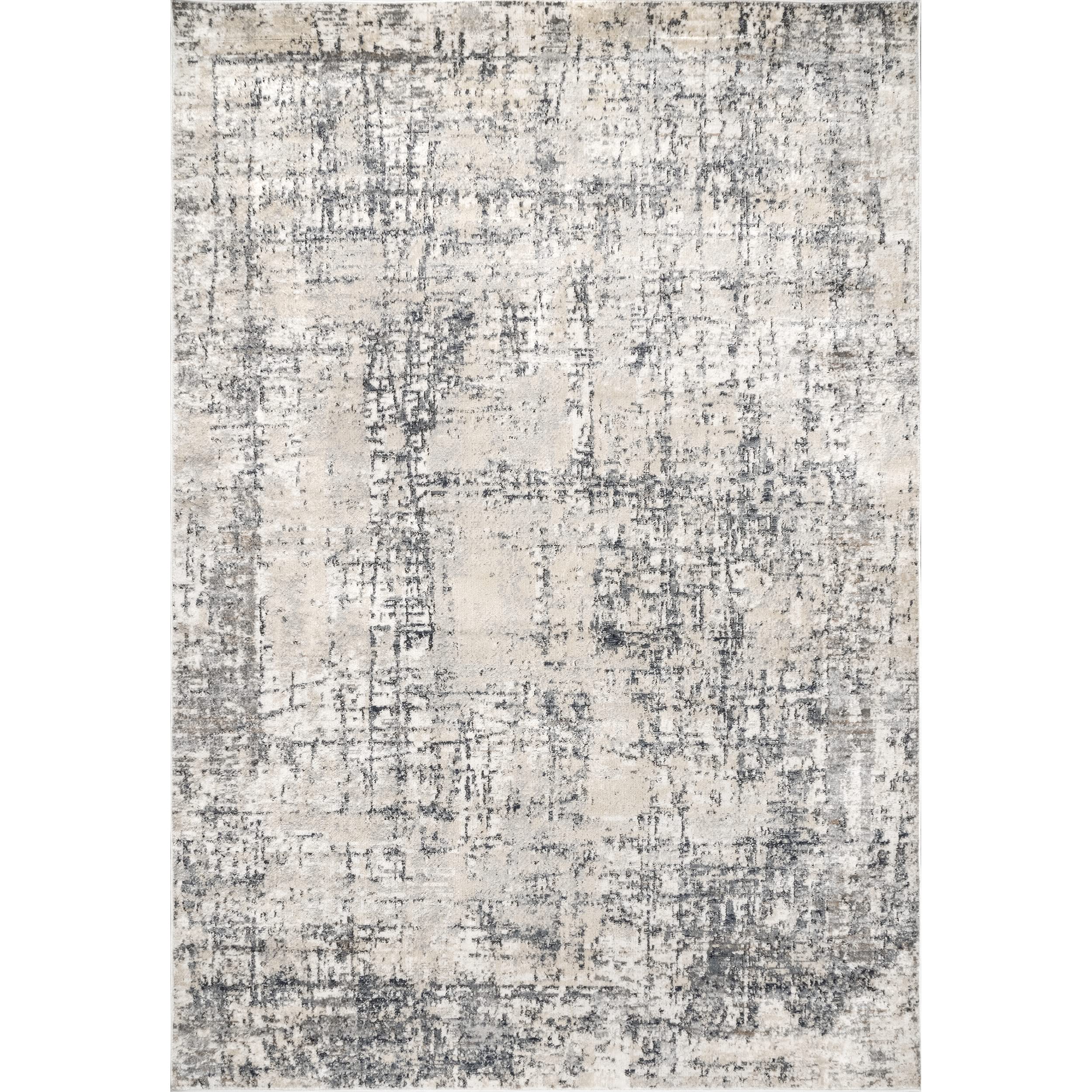 nuLOOM Aly Modern Abstract Area Rug, 7x9, Beige