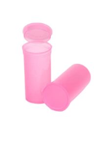 philips empty prescription pop top vial made in usa pack of 315 dry herb containers with child resistant translucent pink color 13 dram medical pharmacy pill bottles