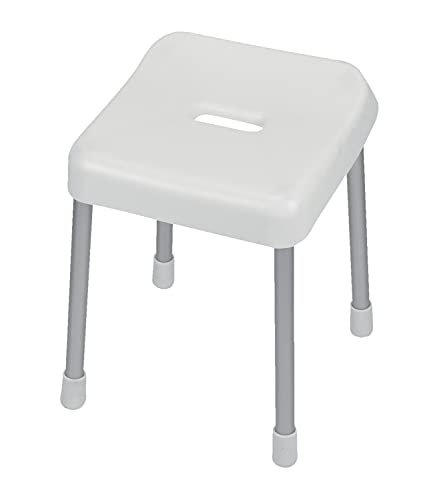 Pearl Metal HB-5932 Bath Stool, 13.8 inches (35 cm), White, Made in Japan, Style Pure