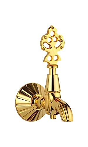 DLK Ottoman Faucet, Turkish Bath Tap - Turkish Hammam Tap , Ottoman Hammam Faucet - Decorative Bathroom Faucet Tap -Wall Mount Antique Brass Faucet - Fountain Faucet,Gold