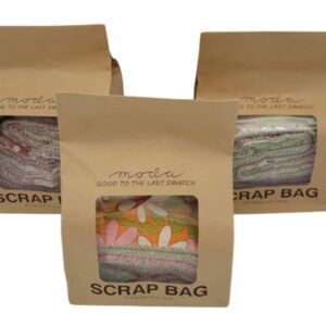 Moda Fabric 3 Scrap Bags, Assorted, 6 Inches