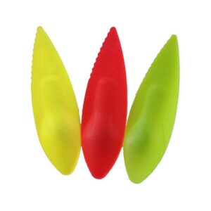 AKOAK 1 Set of 3-Piece Kiwi Spoon Knife Plastic Fruit Skinner Divider Multifunctional Household Kitchen Digging Scoop Device