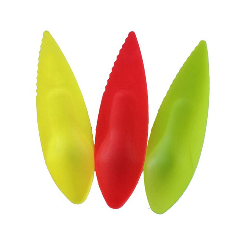 AKOAK 1 Set of 3-Piece Kiwi Spoon Knife Plastic Fruit Skinner Divider Multifunctional Household Kitchen Digging Scoop Device