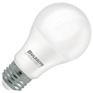 bulbrite 774234 9 watt led a19 medium (e26) base, 2700k light bulb, frost