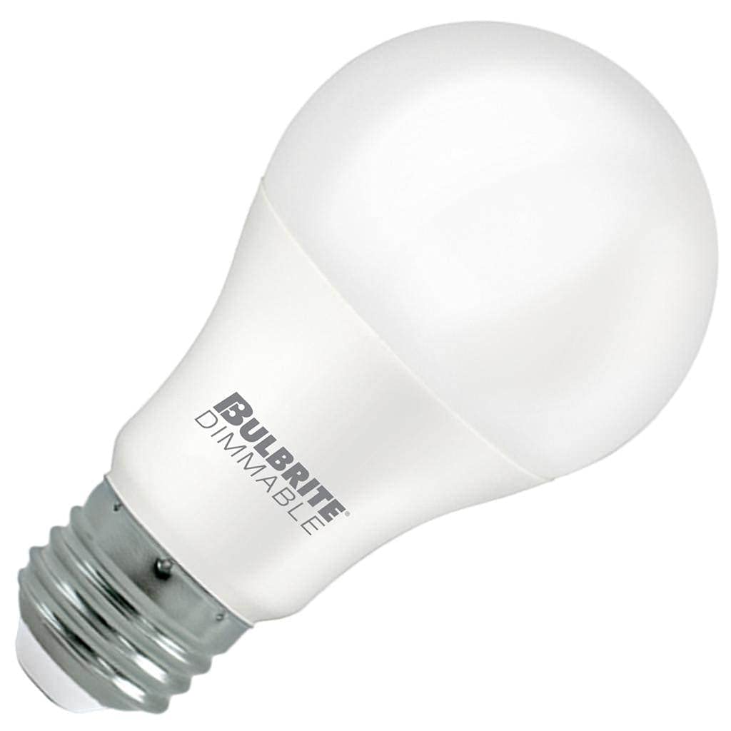 Bulbrite 774235 9 Watt LED A19 Medium (E26) Base, 3000K Light Bulb, 1 Count (Pack of 1), Frost