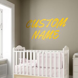 VulgrCo Custom Name Wall Decal for Kids Room, Personalized Wall Decals and Stickers for Nursery, Baby Name Wall Decor, Peel & Stick Name Decals for Walls