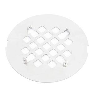 Artiwell 4-1/4” OD Snap-in Shower Drain Cover, Round Shower Drain Strainer Grid, Replacement Cover, Designed for Long-Lasting