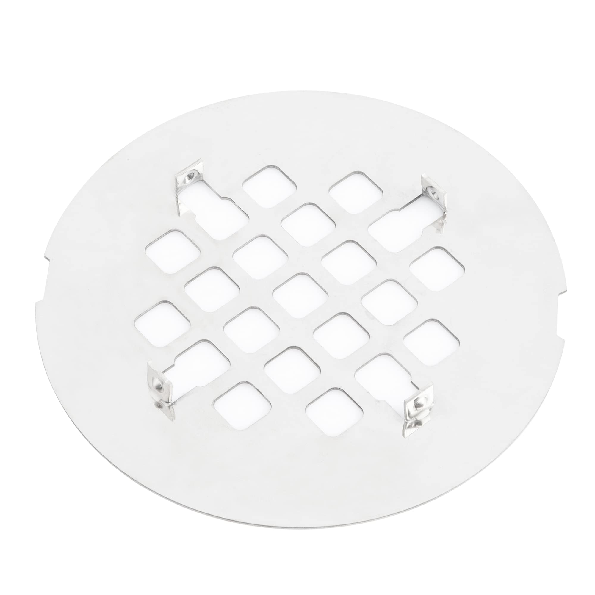 Artiwell 4-1/4” OD Snap-in Shower Drain Cover, Round Shower Drain Strainer Grid, Replacement Cover, Designed for Long-Lasting