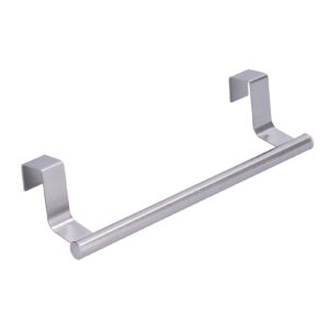 towel rack, kitchen towel holder towel hanger towel bar over kitchen cabinet cupboard doors(23.5cm)