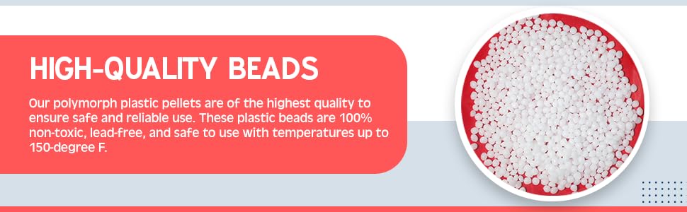 Thermoplastic Beads Pellets Mold-Able Pellets Polymorph 25 Grams for Teeth(Made in Spain)