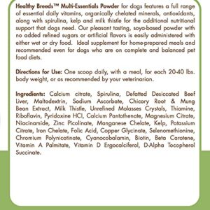 Healthy Breeds Yorkshire Terrier Multi-Essentials Powder for Dogs - an Ideal Supplement of Vitamins, Minerals & Antioxidants for Your Dog - 8 oz