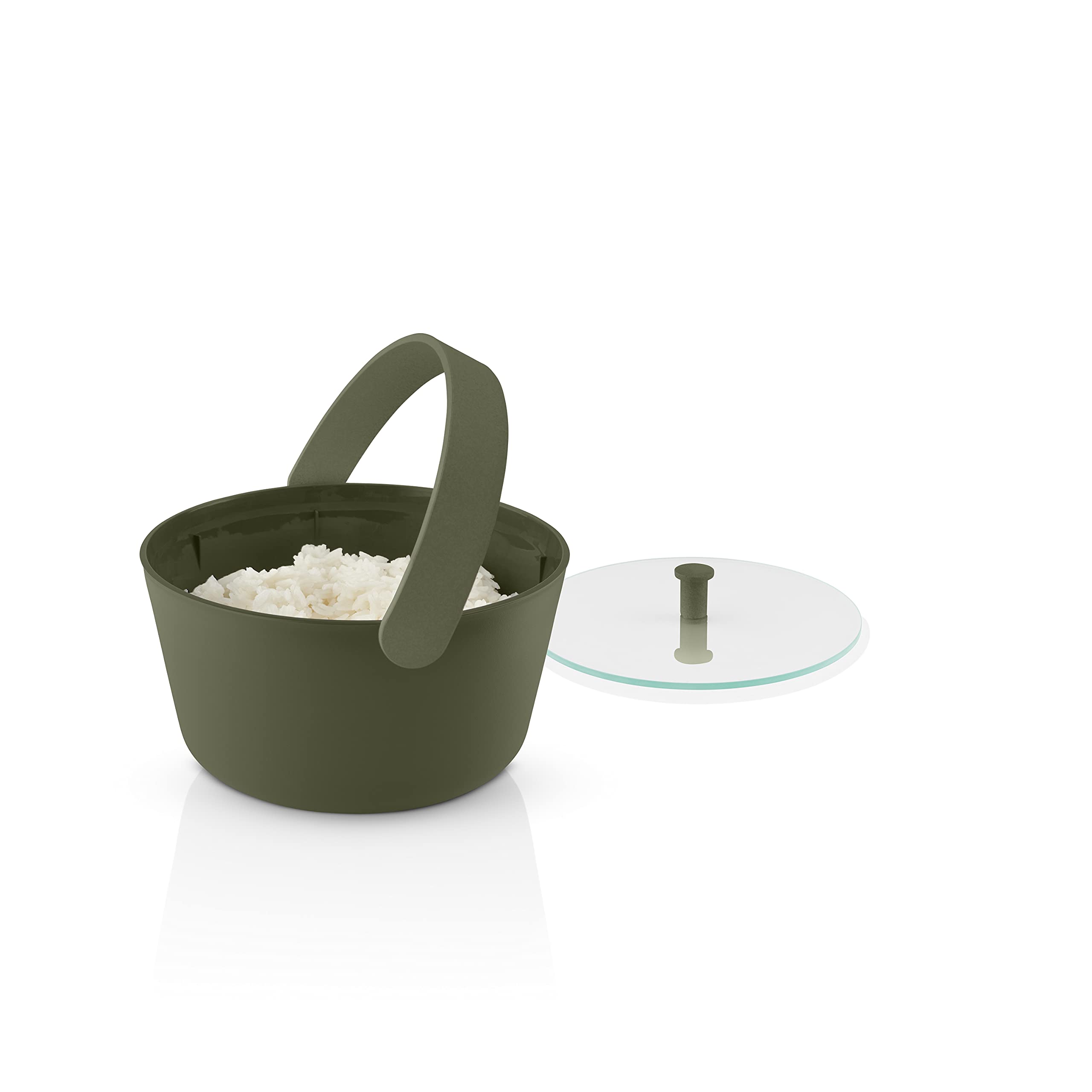 EVA SOLO | Rice steamer Green tool | Cook rice, quinoa etc. easily in the microwave | Danish Design & Functionality | Green